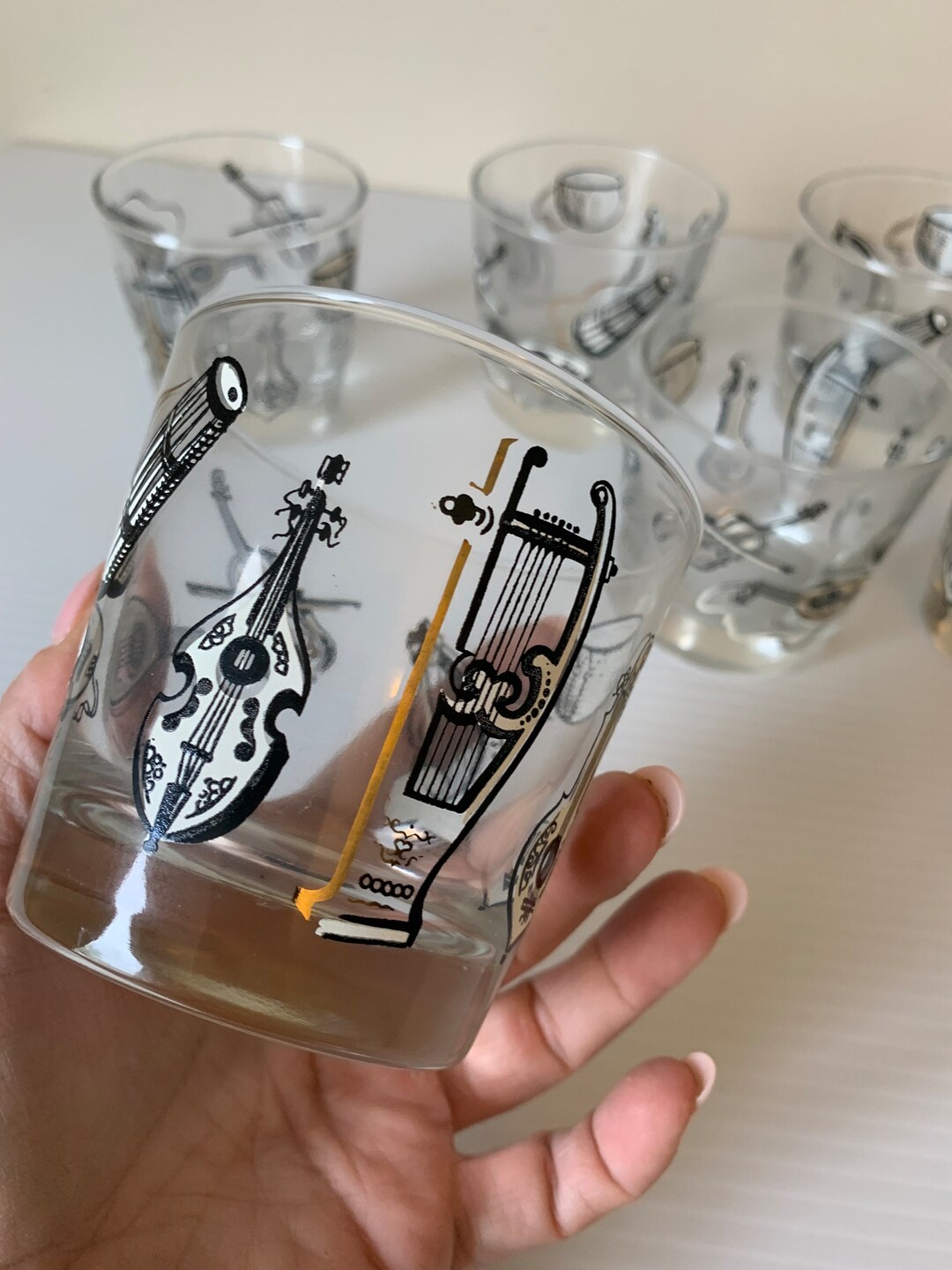 Unleash Your Inner Musician With 6 Vintage Libbey MCM Musical ...
