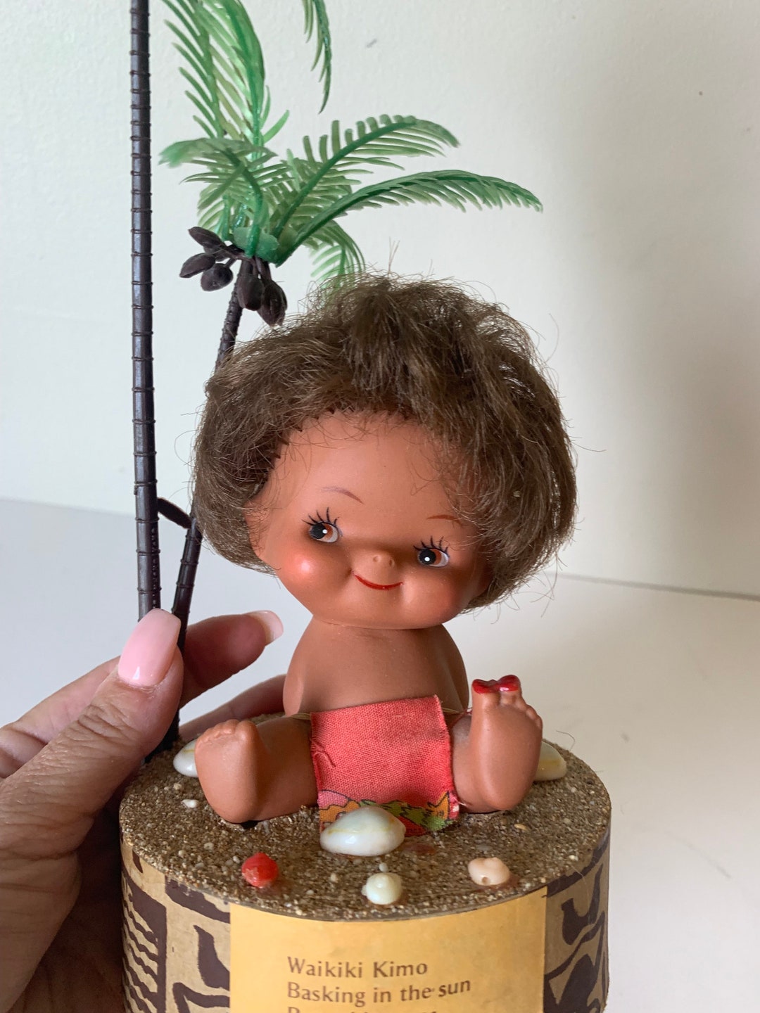 1970s Hawaiian Kewpie Doll Plays Rotating Aloha Song - Vintage Musical ...