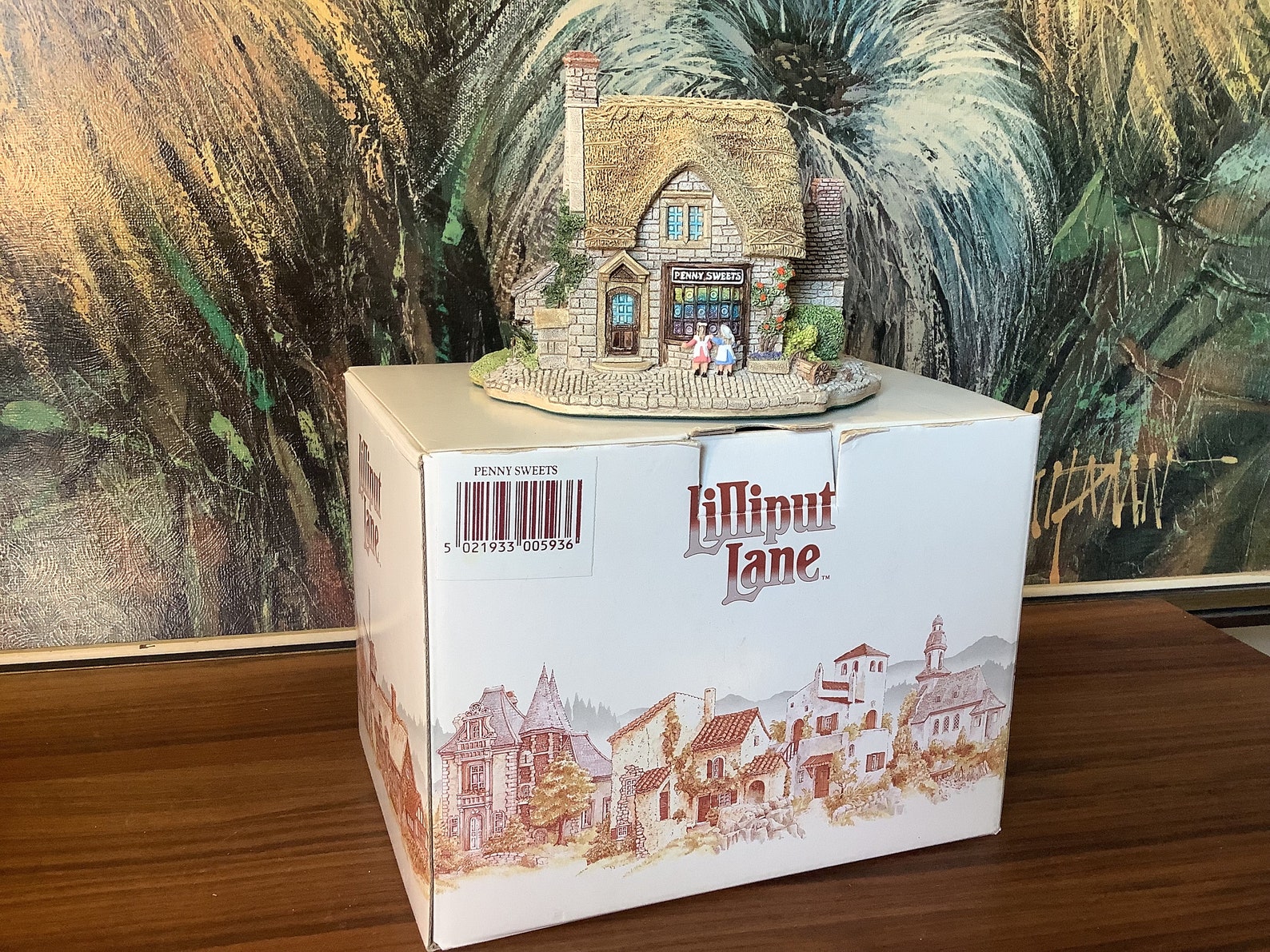 Lilliput Lane Village Shops Penny Sweets 1992vintage Lilliput Lane ...