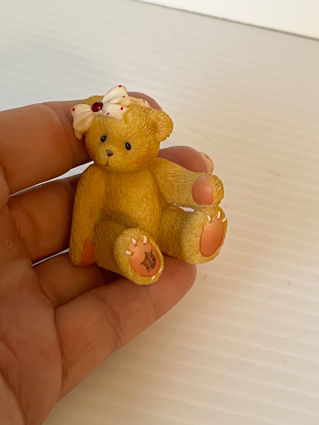 Vintage Avon January Birthstone Teddy Bear Figurine - Etsy