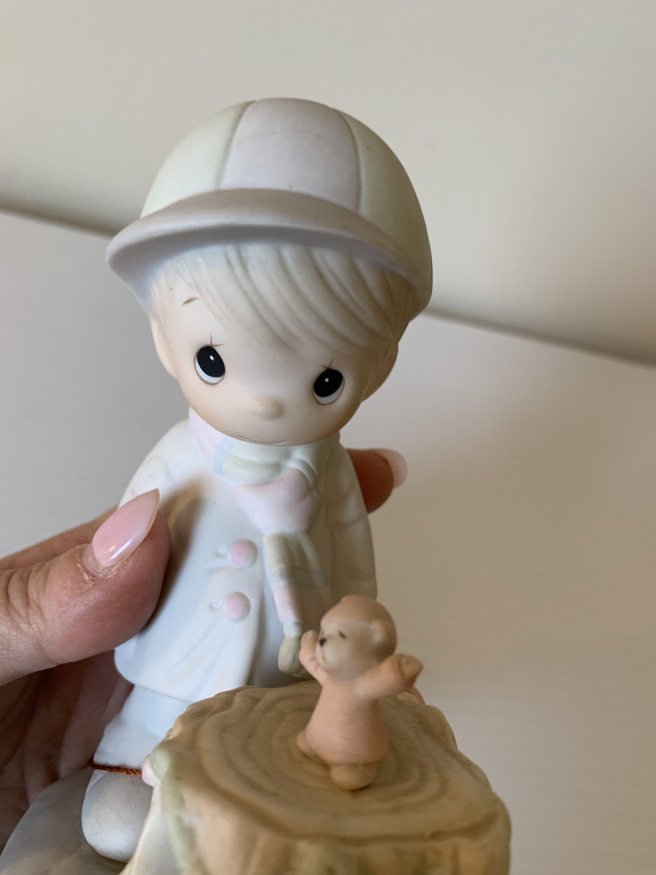 Rare Vintage Enesco Precious Moments Figurine From 1989: Wishing You A ...