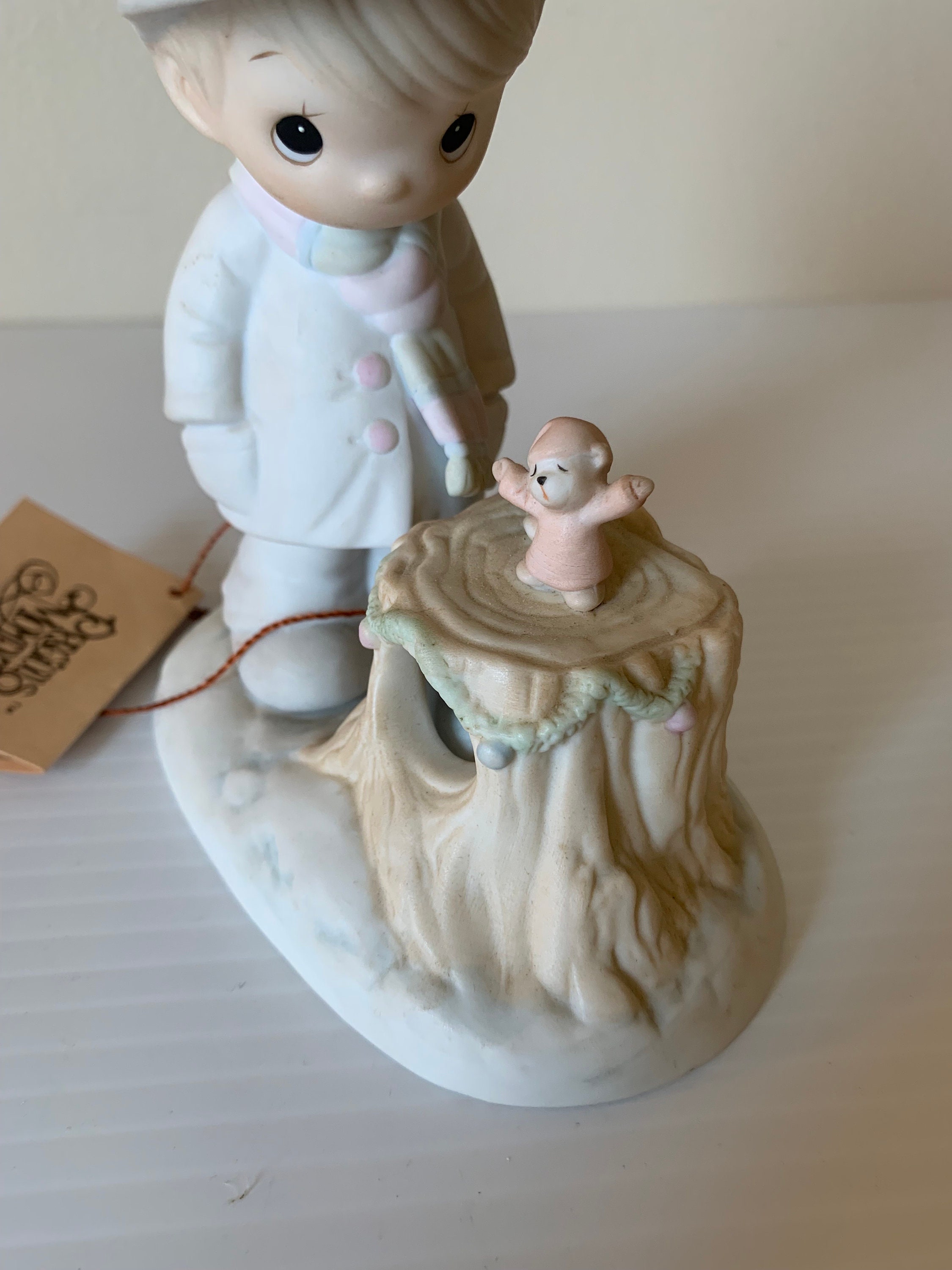 Rare Vintage Enesco Precious Moments Figurine From 1989: Wishing You A ...
