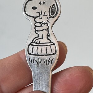 Vintage Snoopy Children's Flatware, Snoopy Utensils, Chef Snoopy Spoon ...