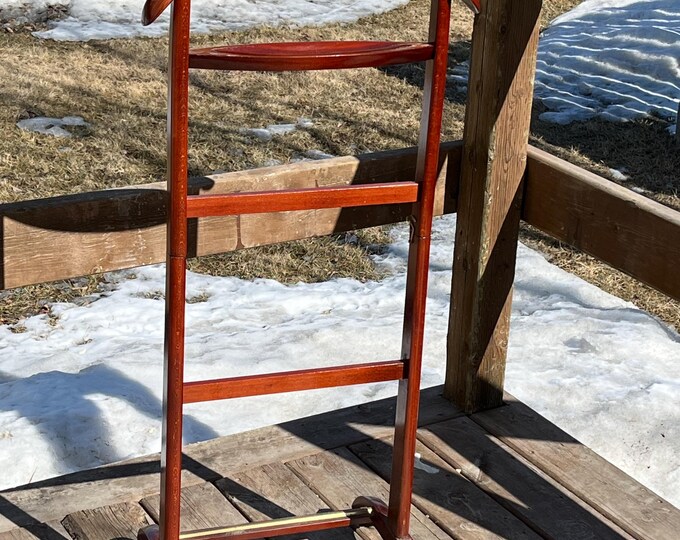 Vintage Valet Stand, Butler Stand, Mens Suit Stand, Mid Century, Suit ...