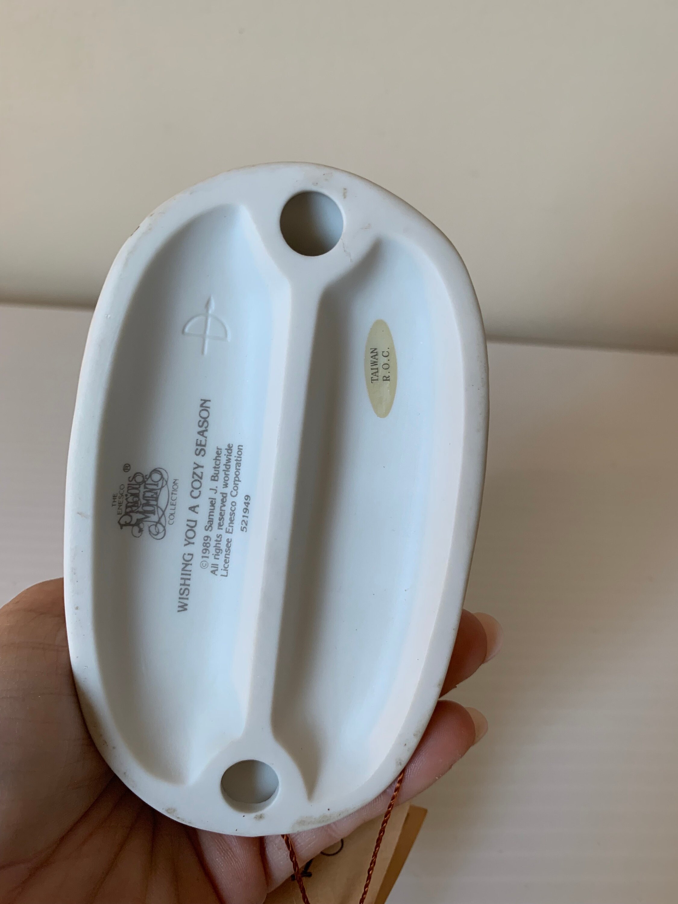 Rare Vintage Enesco Precious Moments Figurine From 1989: Wishing You A ...