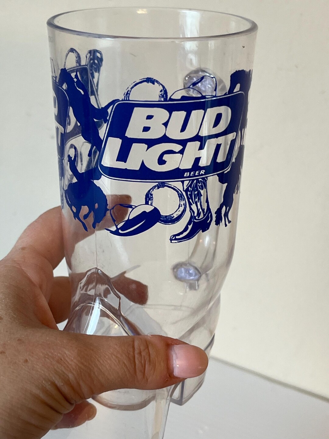 Retro Anheuser Busch Bud Light PLASTIC Boot, Cowboy Rodeo Decor, Beer ...