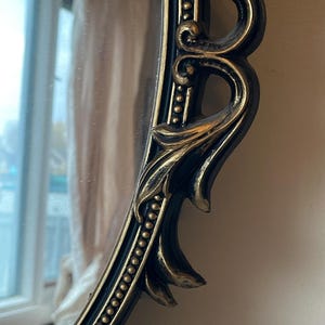 Vintage Hollywood Regency Style Mirror, Retro Home Decor, Plastic - Etsy