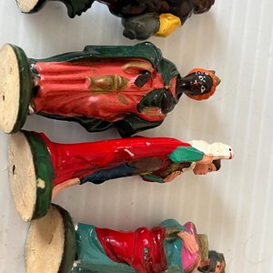 Hard Plastic Xmas Nativity Mini Figures, Vintage Mary Set, Small ...
