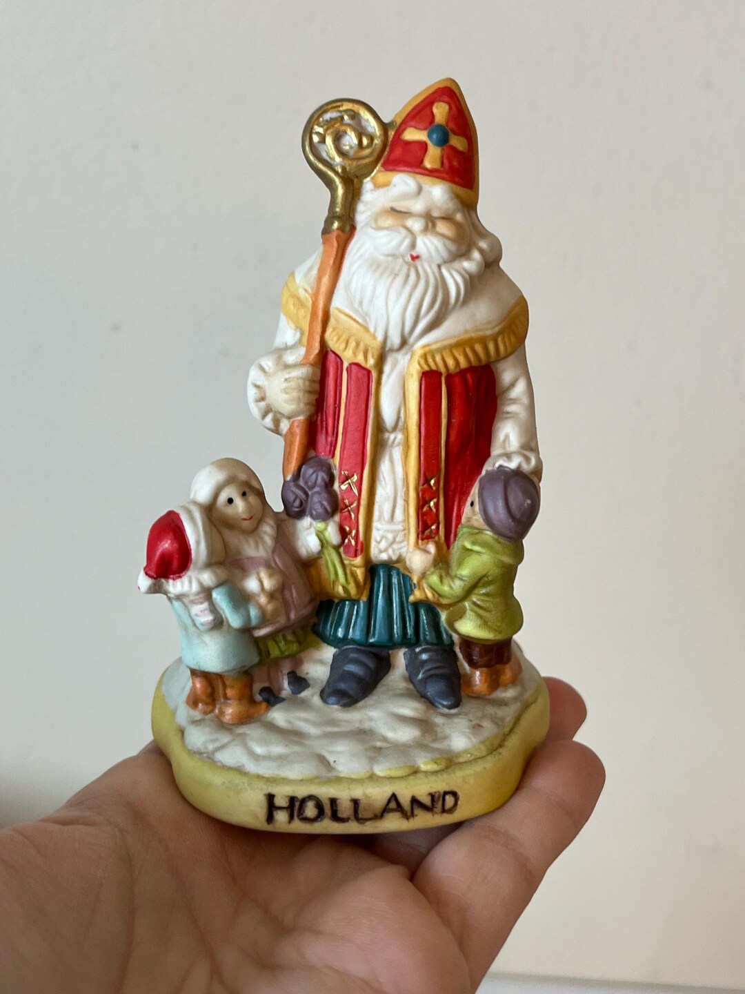 Vintage Holland Santa Claus Figurine , Santa of the Nations Collectible ...