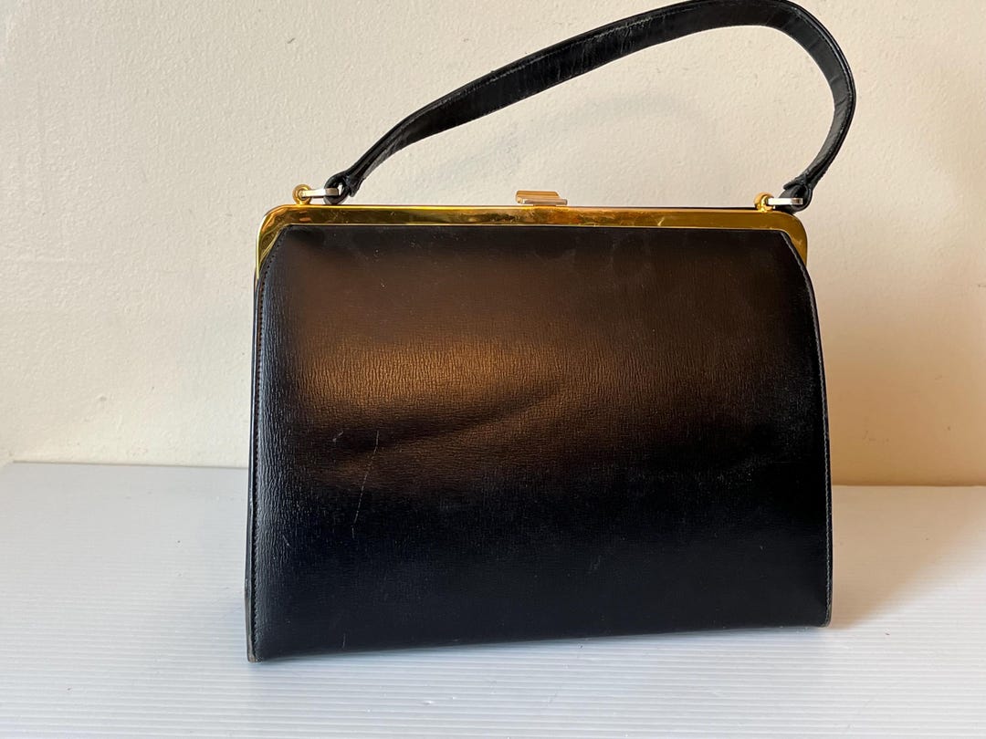 Classic Top Handle Bag, Vintage Women's Handbag, Retro Style Purse ...