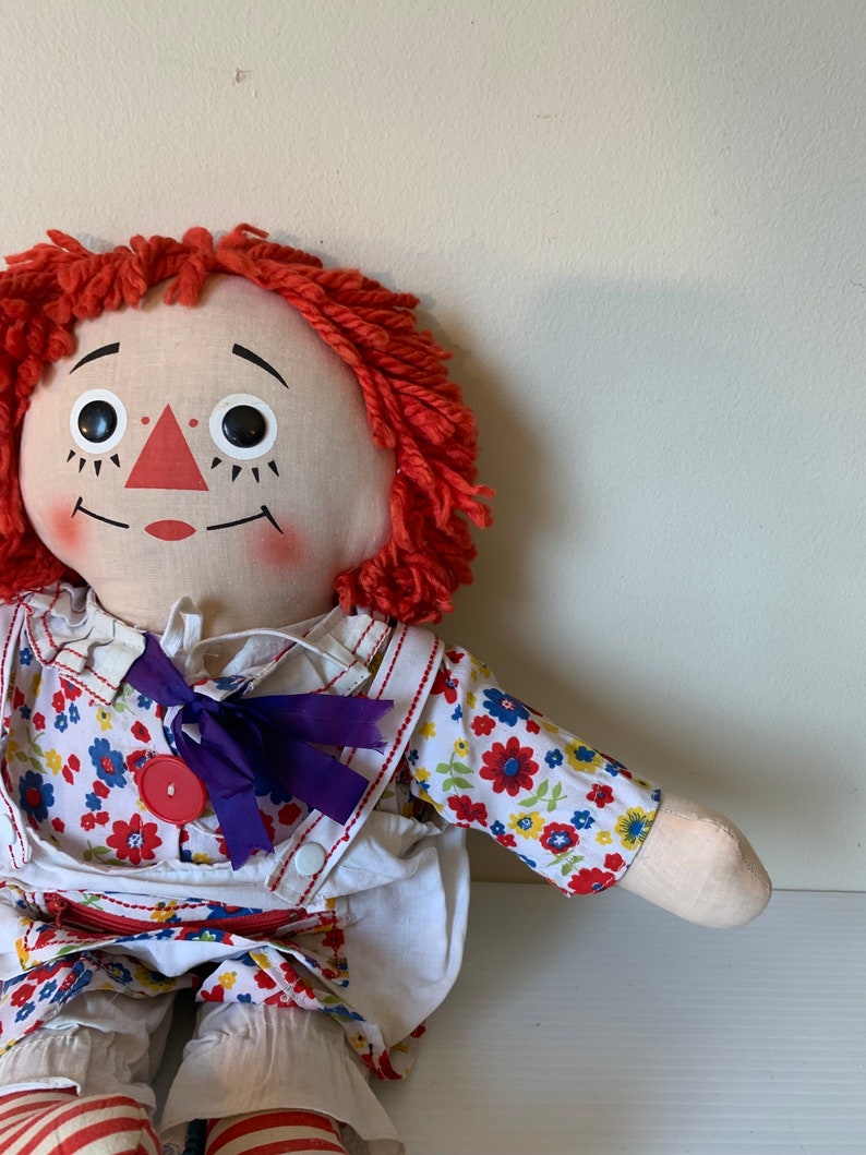 Vintage Knickerbocker 19 Raggedy Ann Doll: Complete With Original ...