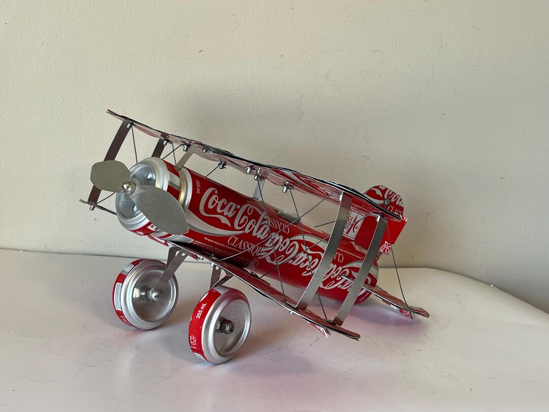 Coke Can Plane Art, Custom Tin Can Aircraft, Coca-cola Memorabilia ...