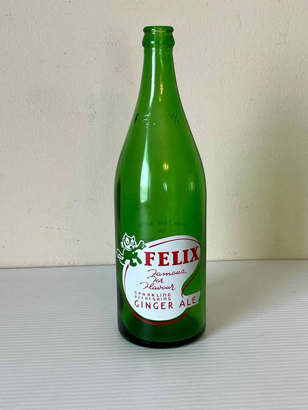 Felix Ginger Ale 28 Oz Vintage Soda Bottle, Collector's Item, Antique ...