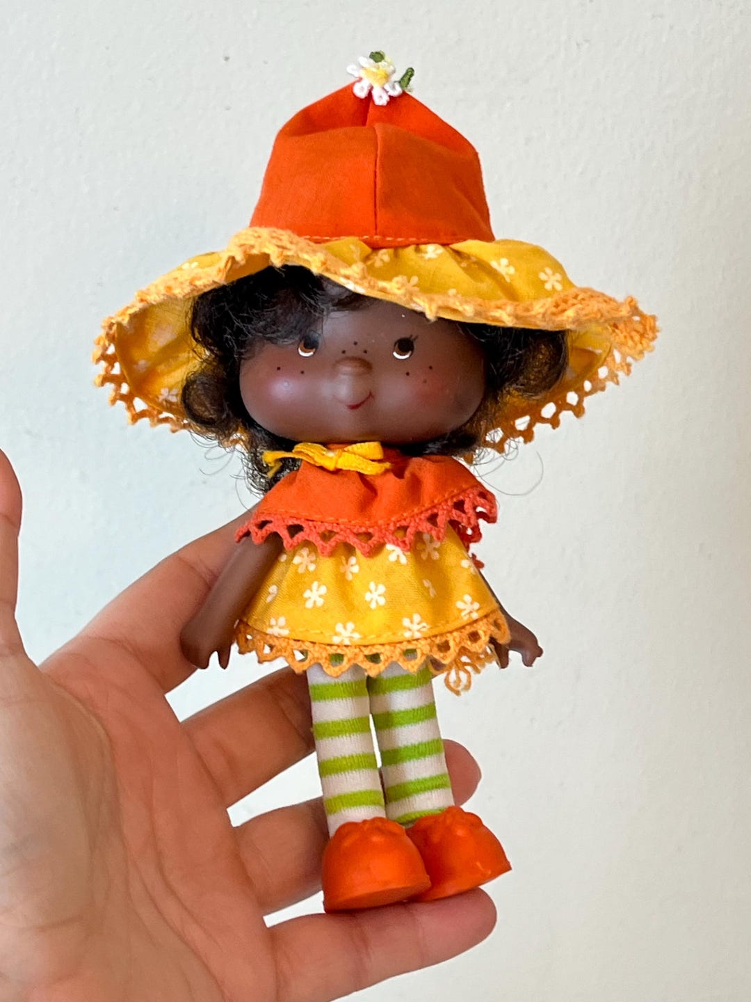 Vintage Strawberry Shortcake Orange Blossom Doll, 5 Inch Collectible ...