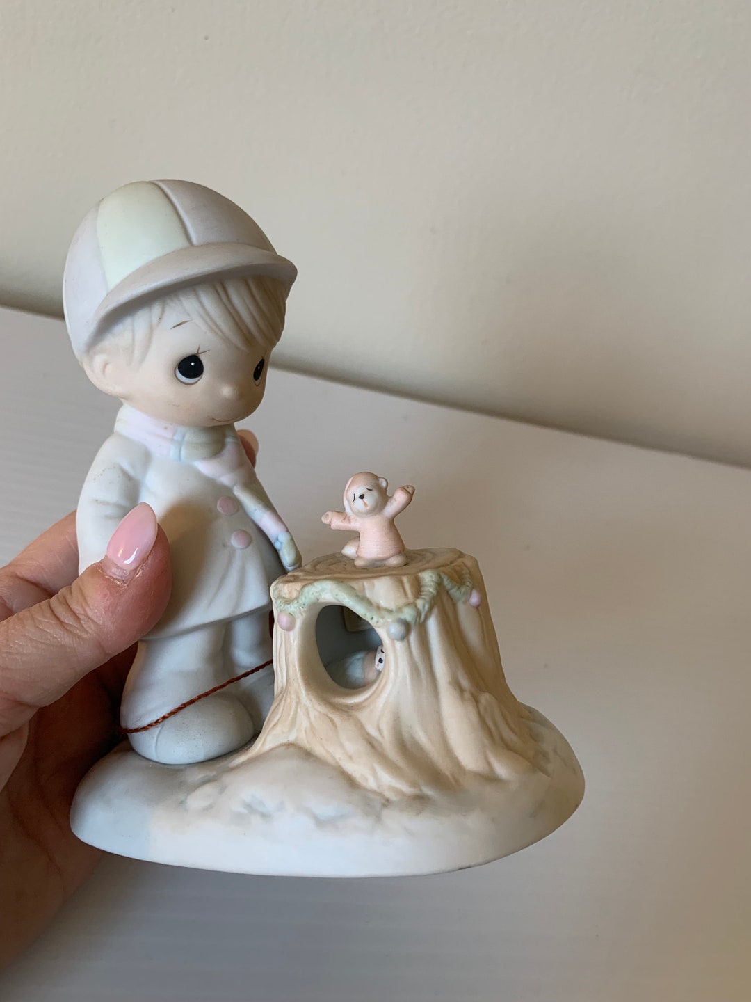 Rare Vintage Enesco Precious Moments Figurine From 1989: Wishing You A ...