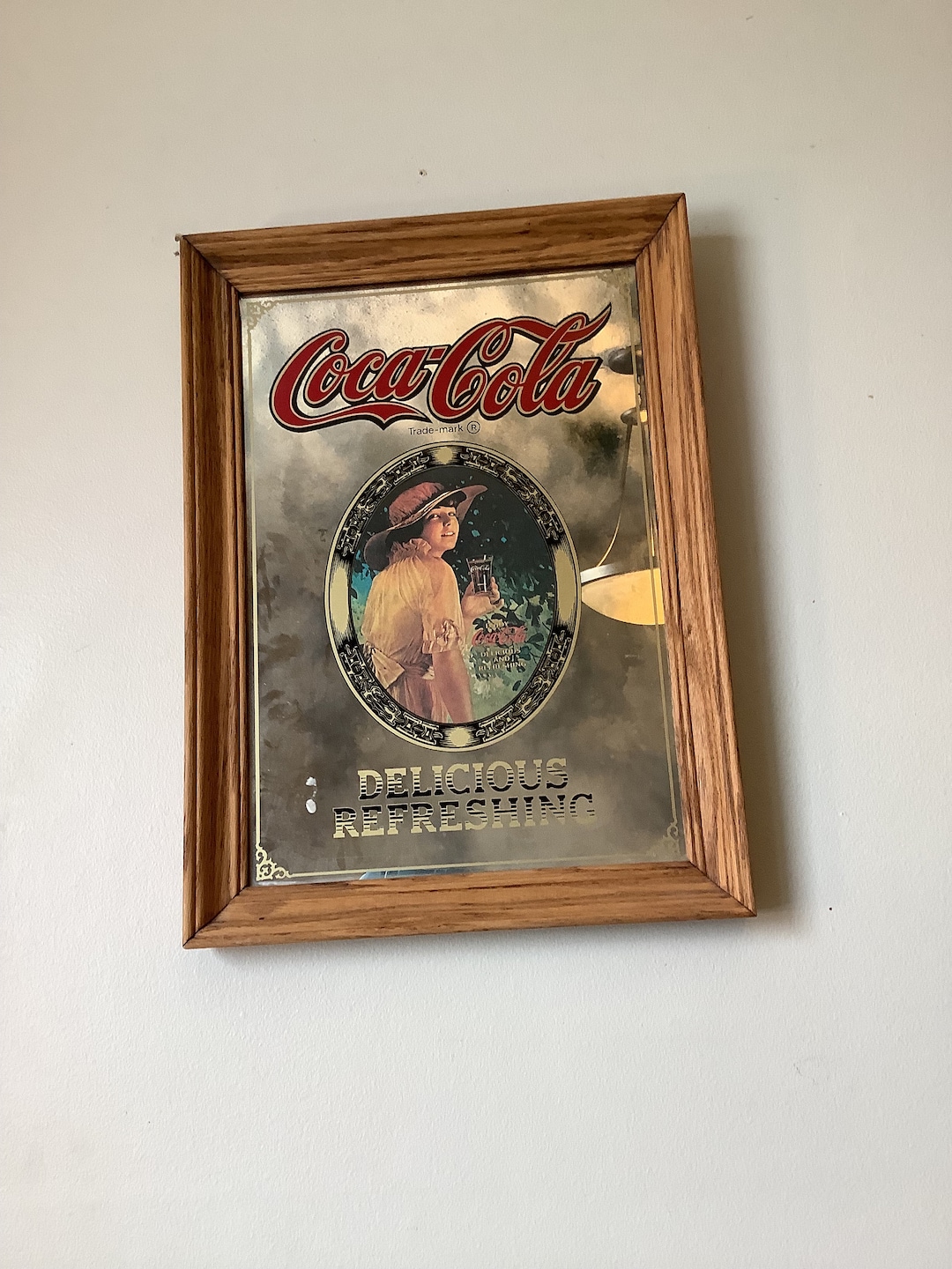 Vintage Coca Cola Mirror Sign: A Delicious Piece of Memorabilia - Etsy
