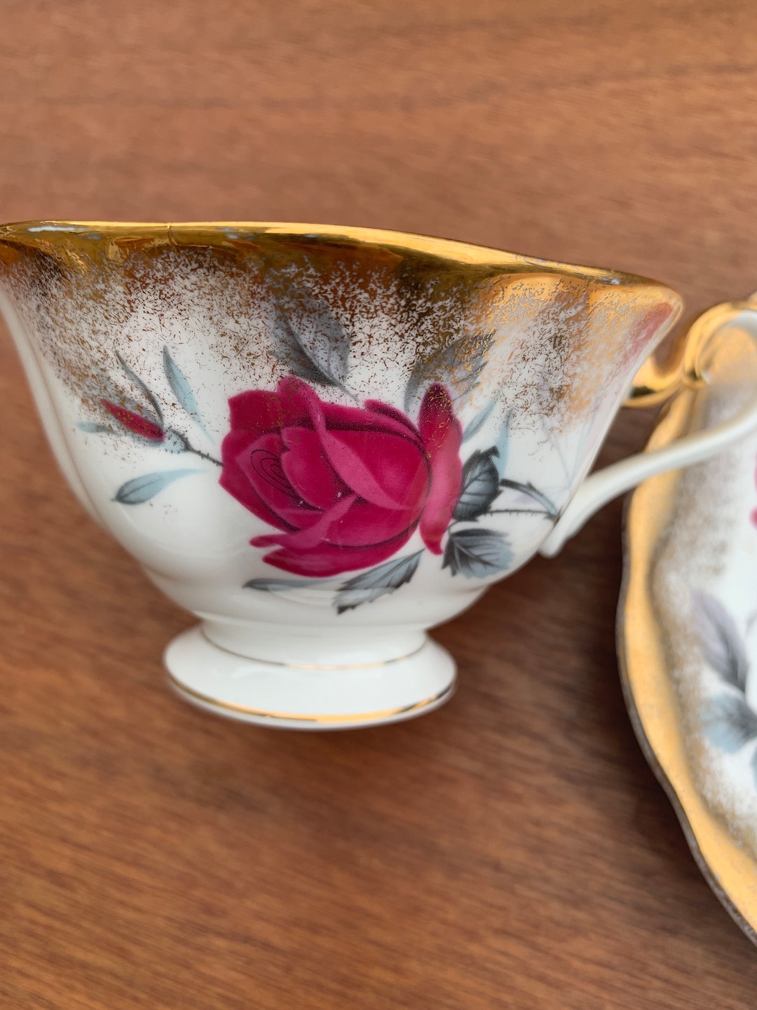 Vintage Royal Albert Red Roses Tea Cup and Saucer, Bone China, Tea ...