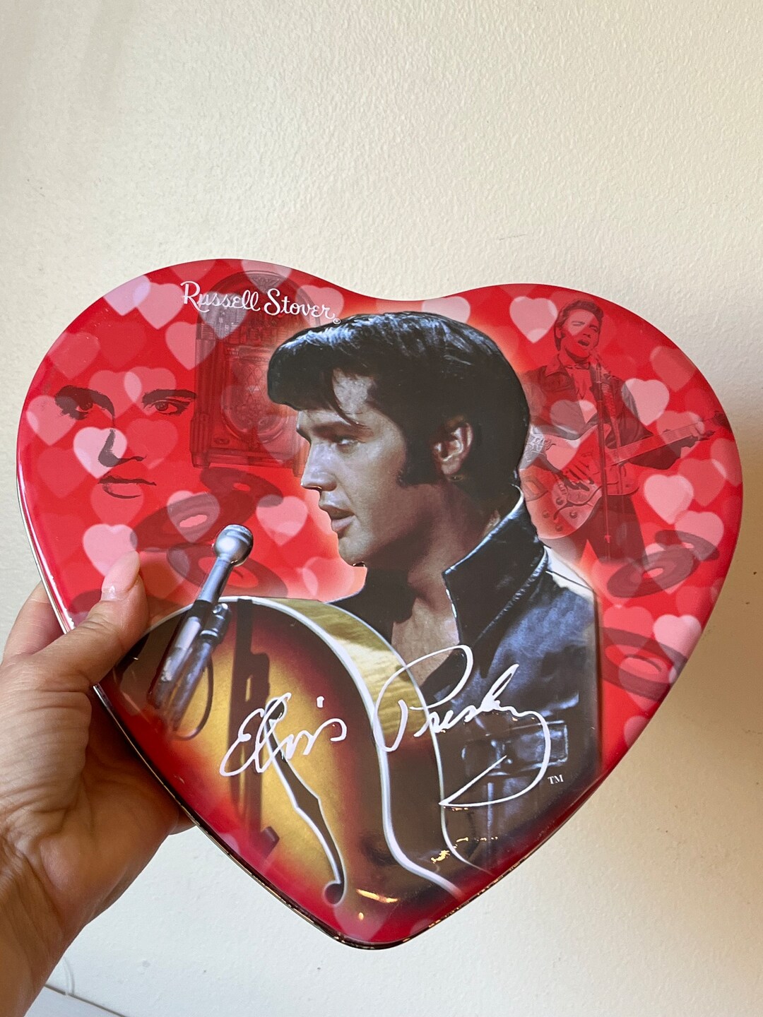 Elvis Presley Valentines Candy Tin, Russell Stover Collector Tin, Elvis ...