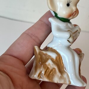 Vintage Pixie Elf With Banjo Figurine, 1950's Japanese Collectible, Elf ...