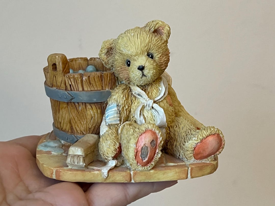 Vintage Cherished Teddies Figurine, Joshua, Enesco Collectible Teddy ...