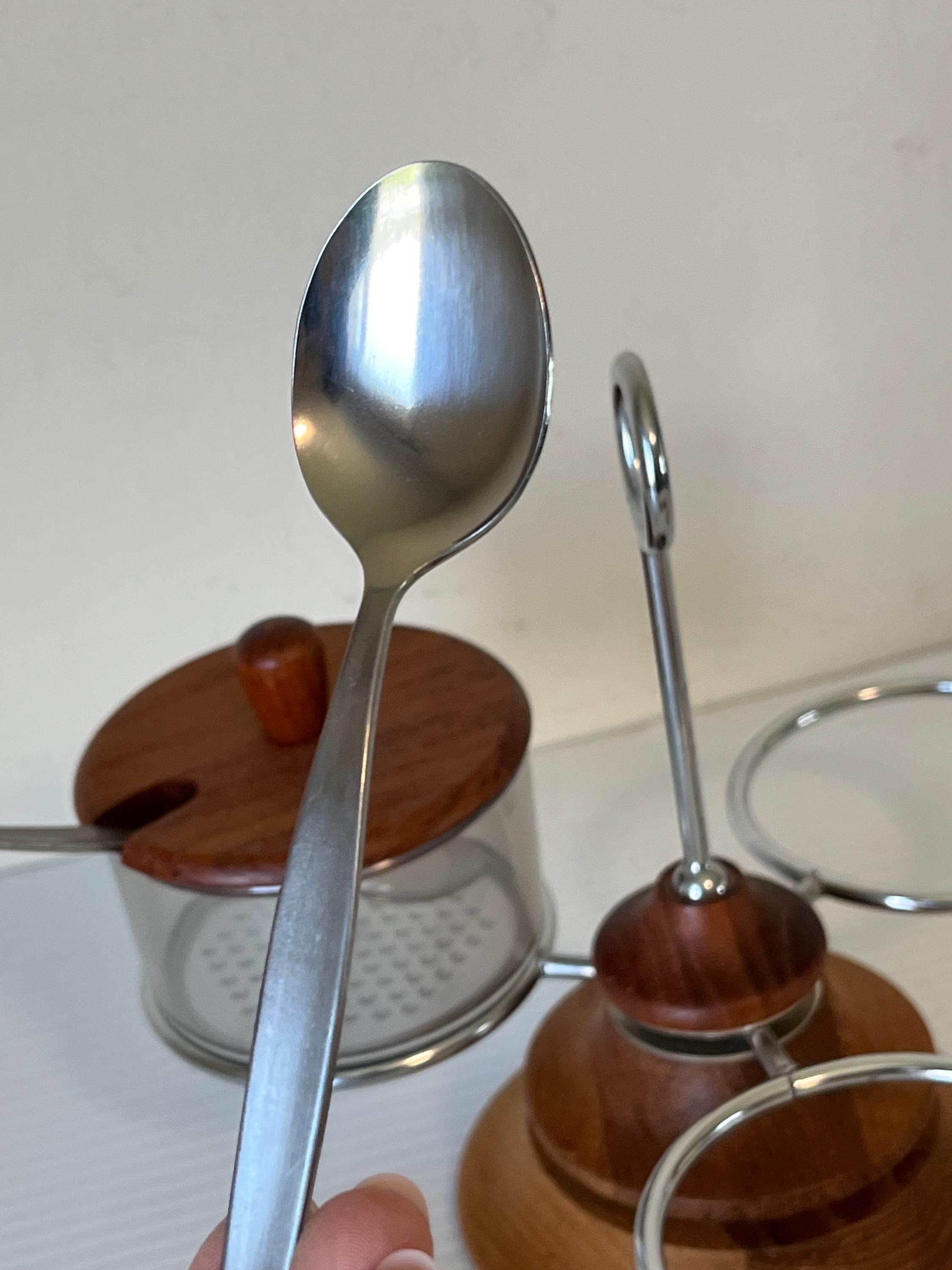 Vintage Danish Teak Condiment Set, Mid Century Modern Kitchen - Etsy