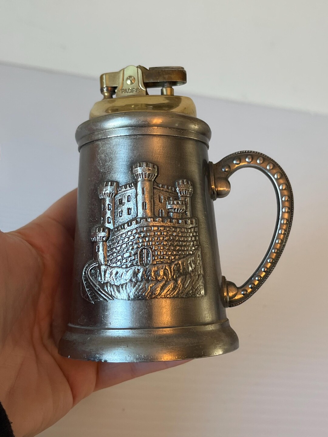 Table Lighter Knight and Castle, Medieval Decor, Unique Lighter, Home ...