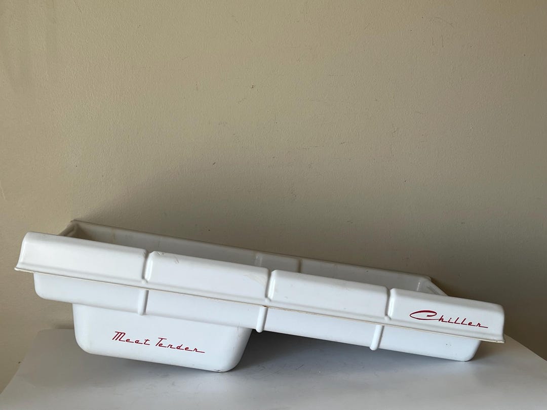 Meat Chiller Tray, Vintage Fridge Addition, Retro Drawer Replacement ...