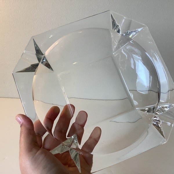 Large Glass Ashtray - Etsy