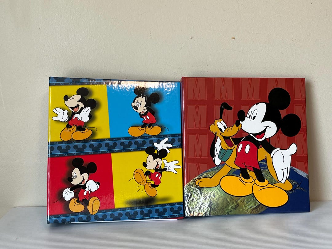 Disney Photo Album Set, Mickey Mouse Album Photo Album, Memory Book ...