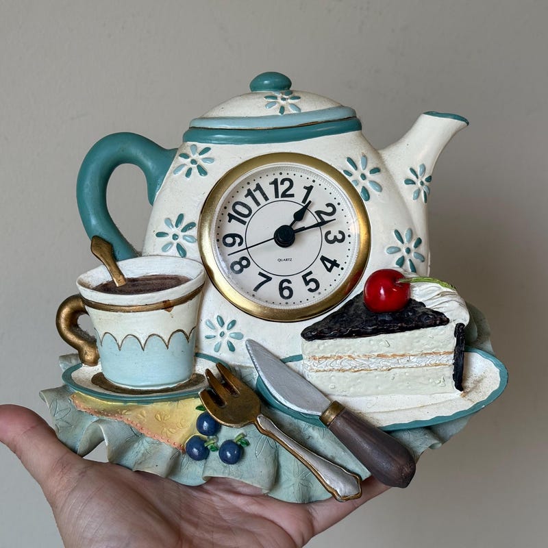 Teapot Clock - Etsy