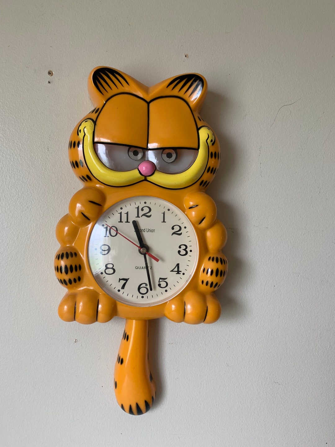 Rare Vintage Garfield Wall Clock: A Timeless Piece for Garfield ...