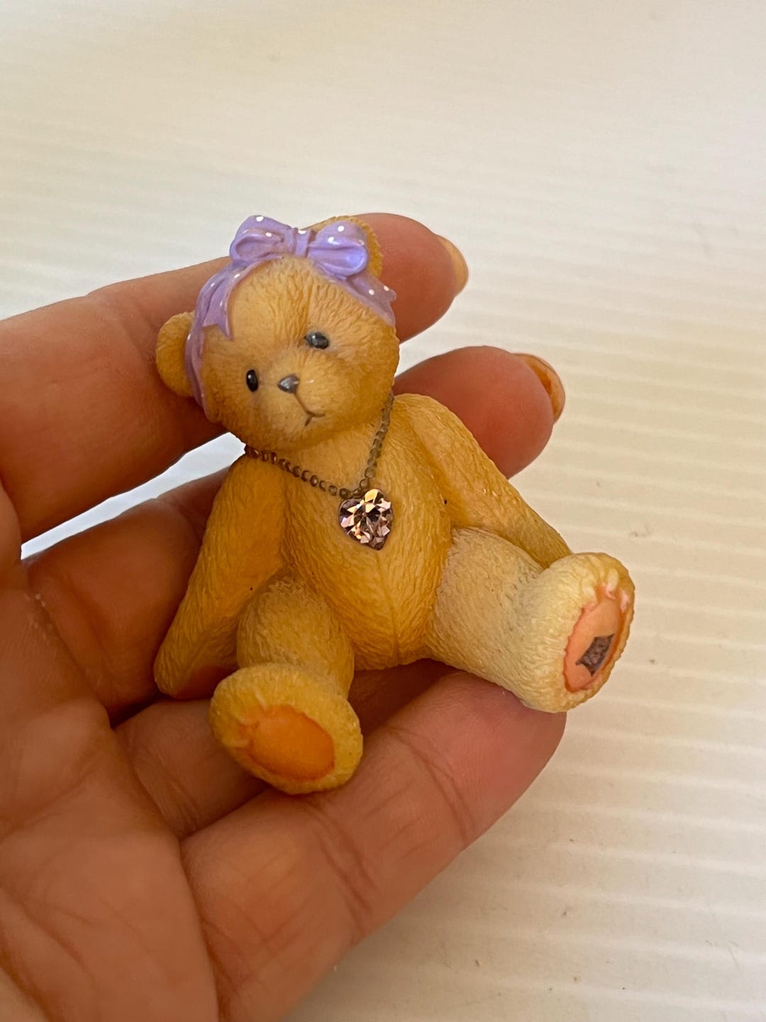 Enesco June Birthstone Bear Figurine, Topaz Crystal - Etsy