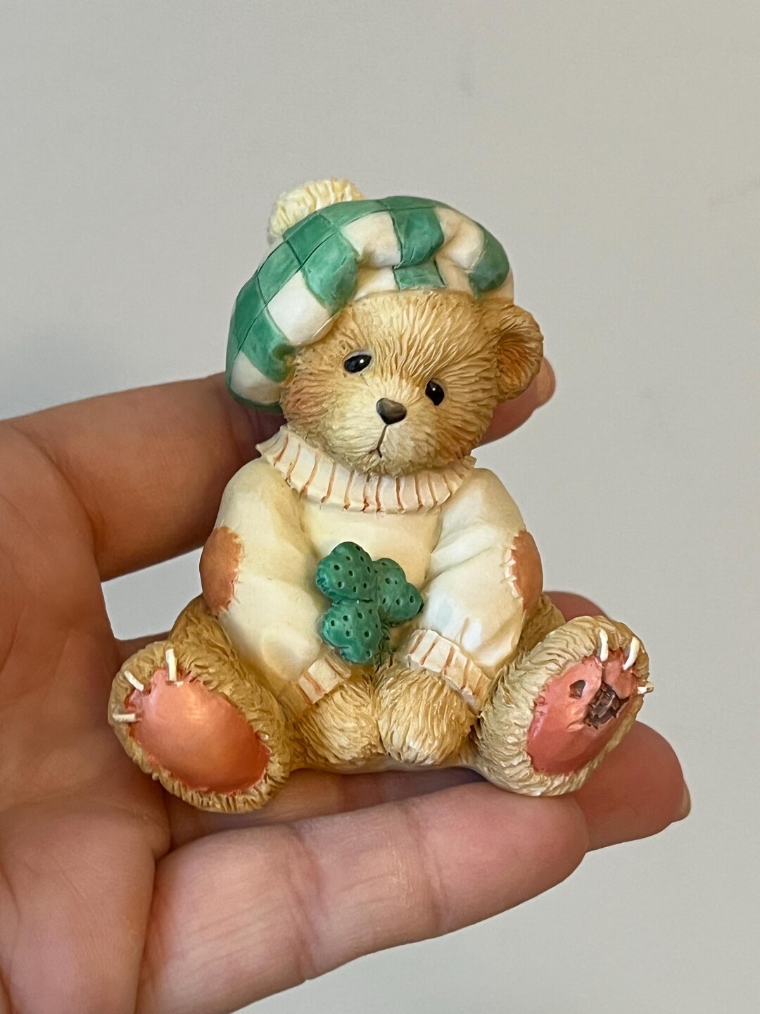 Cherished Teddies Friendship Figurine Luck Found Me A Friend, Enesco ...
