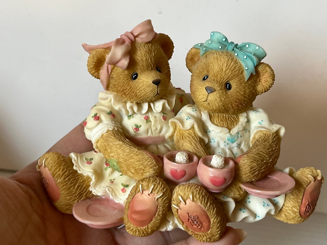 Collectible Cherished Teddies Brown Bear Figurine, Skylar Shana Gift ...