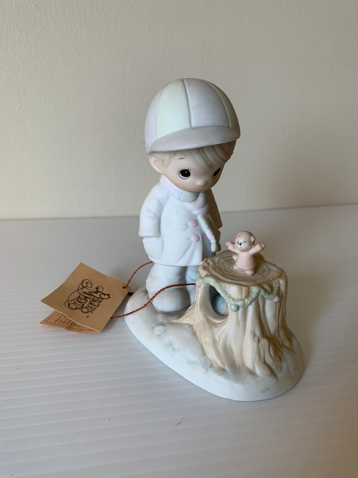 Rare Vintage Enesco Precious Moments Figurine From 1989: Wishing You A ...