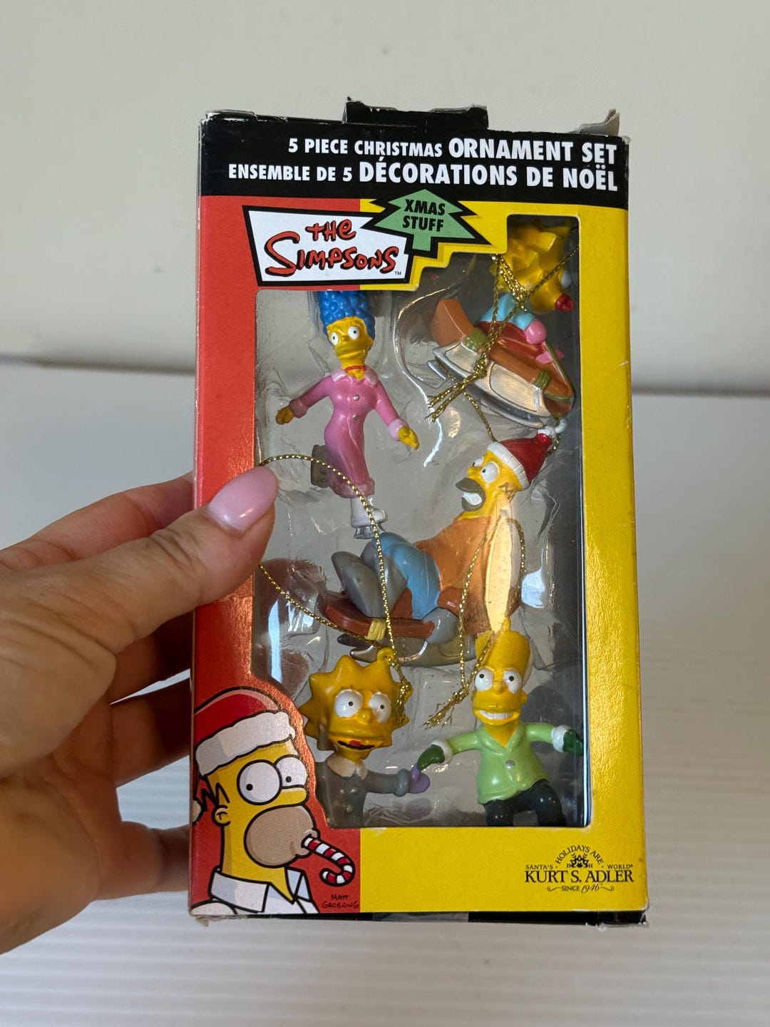 The Simpsons Holiday Decorations, Plastic Mini Ornaments by Kurt S ...