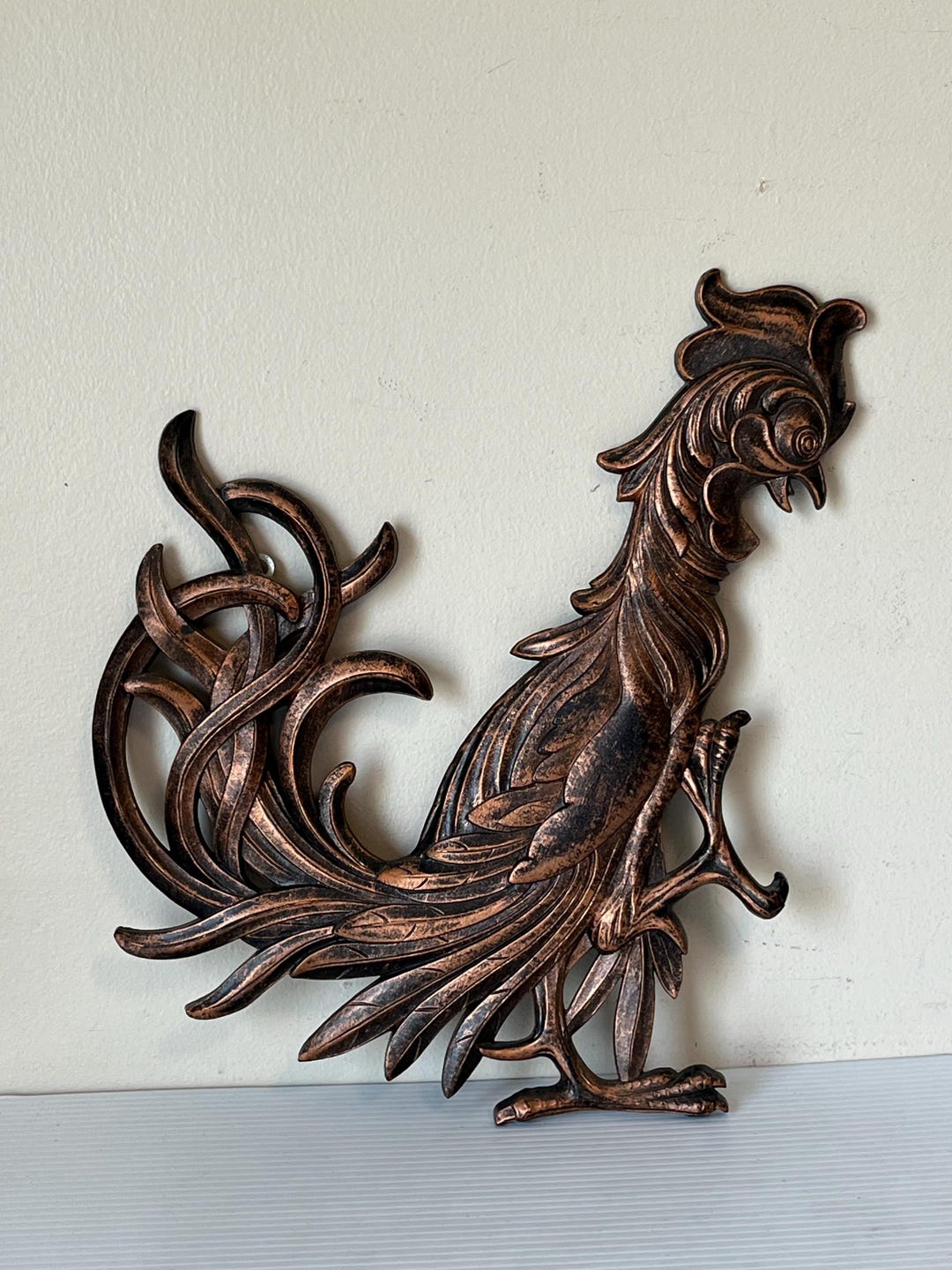 Syroco Plastic Rooster Wall Decor, Vintage Farmhouse Art - Etsy