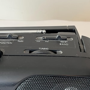 Vintage Sanyo AM/FM Stereo Radio, Cassette Player, Retro Audio Device ...