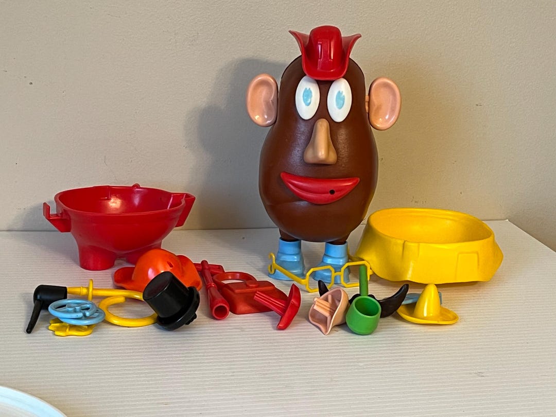 Mr. Potato Head Vintage 1970s Hasbro Toy Set, Retro Playset Gift ...