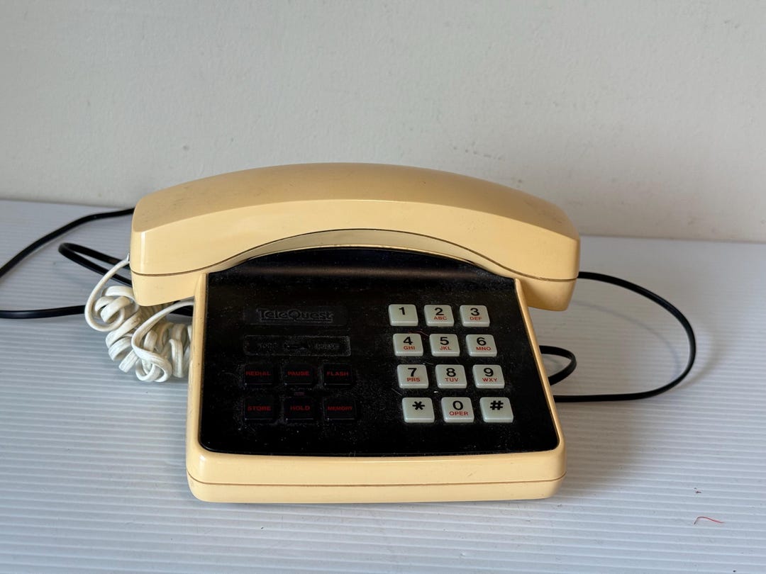 Telequest Classic Plus 80s Phone, Retro Home Decor - Etsy
