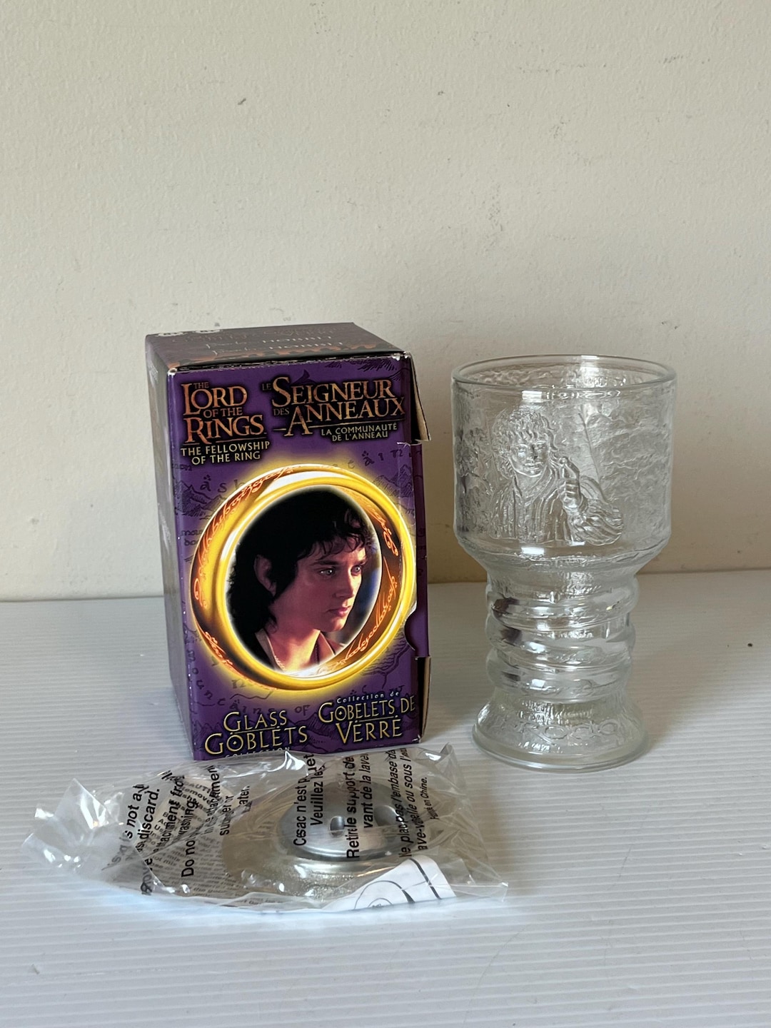 Lord of the Rings Frodo Light up Goblet, Hobbit Collectible, Glass ...