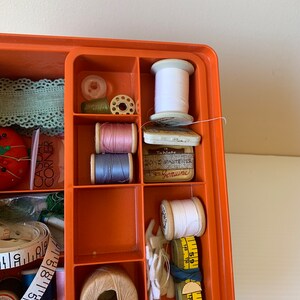 Vintage Tupperware Tuppercraft Craft Sewing Organizer Including All the ...