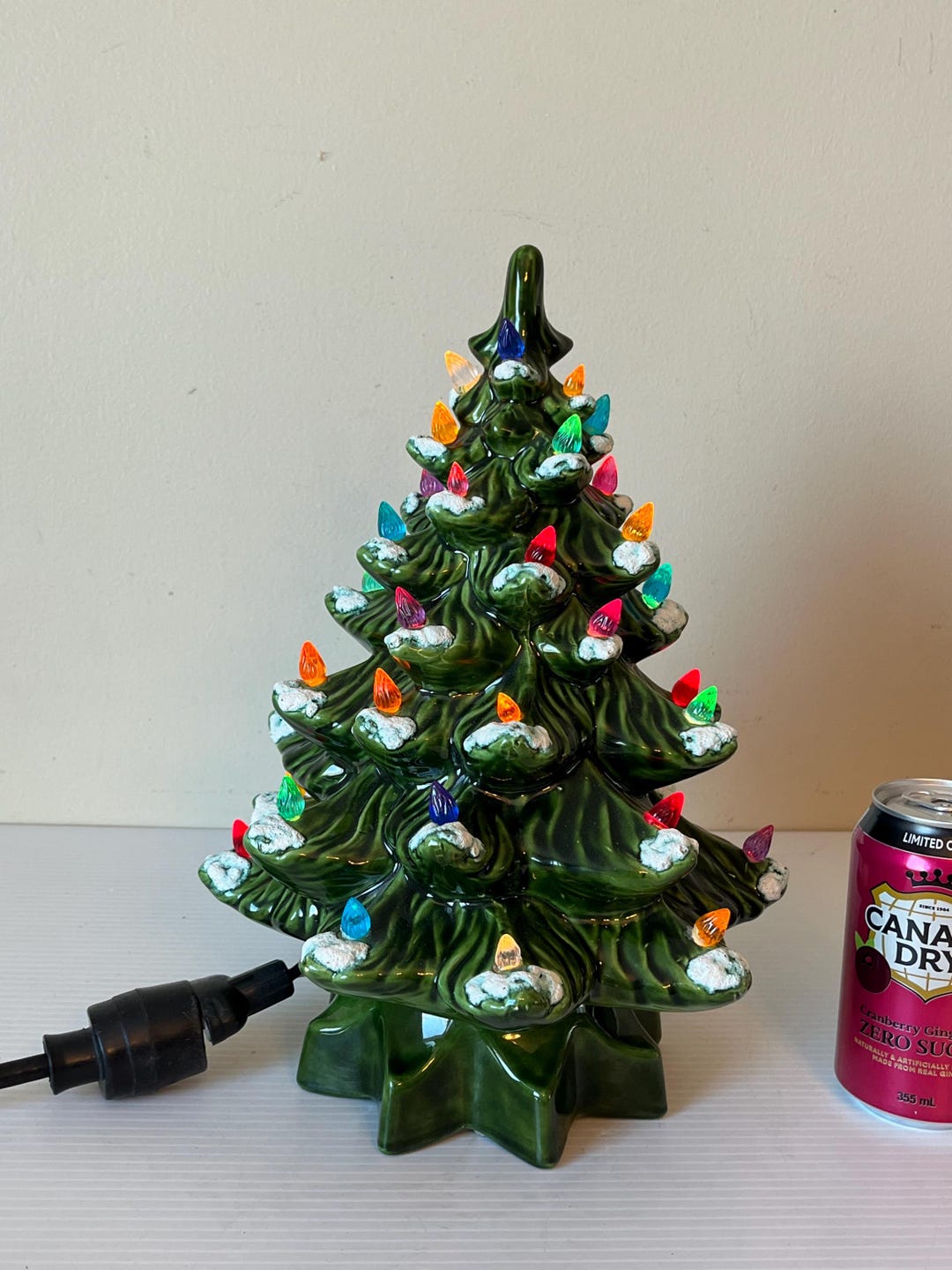 Vintage Ceramic Tree, 1980’s Christmas Tree, 14” Ceramic Christmas Tree ...