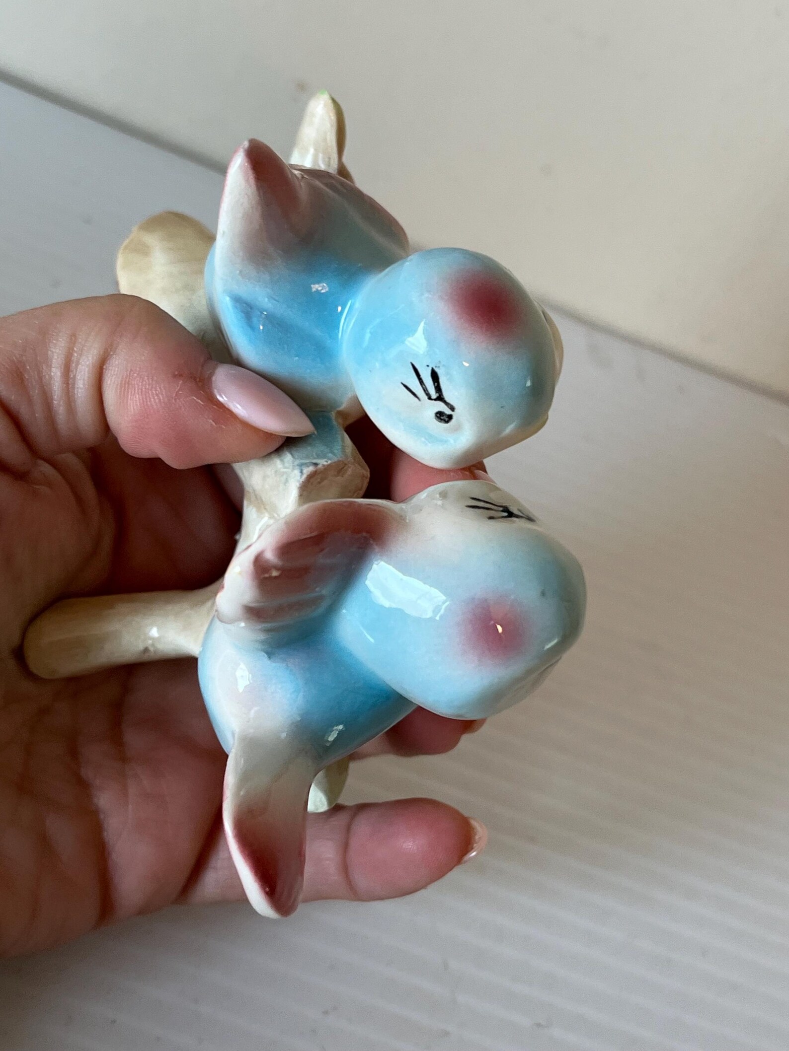 Vintage Bluebird Ceramic Figurine, 50s Retro Decor - Etsy