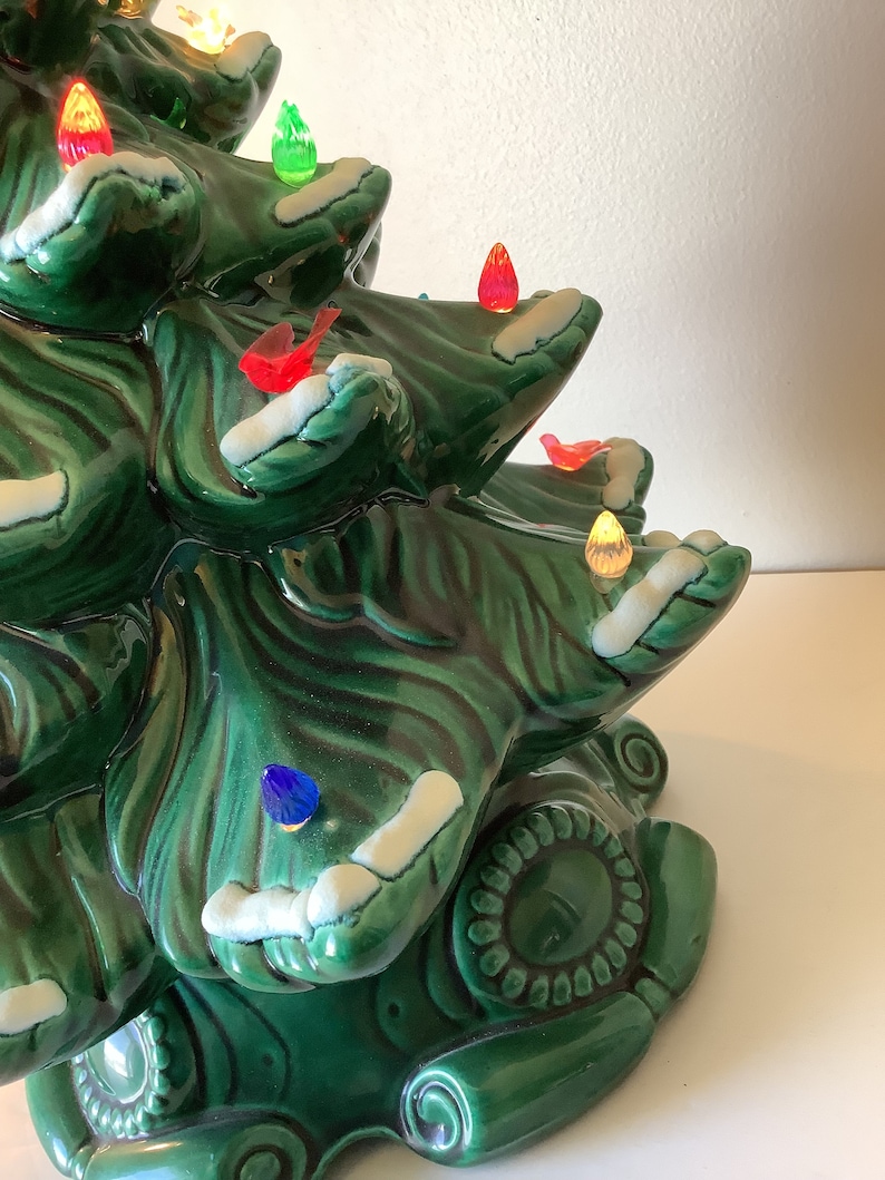 Vintage Ceramic Tree, 1970s Christmas Tree, 17 Immaculate Condition ...