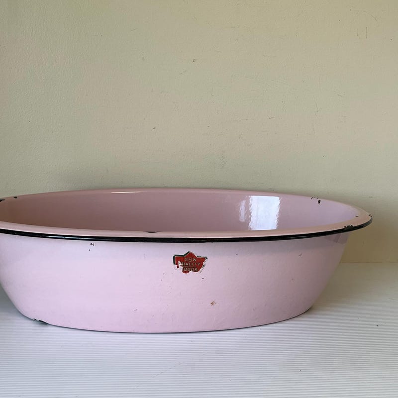 Enamel Wash Tub - Etsy