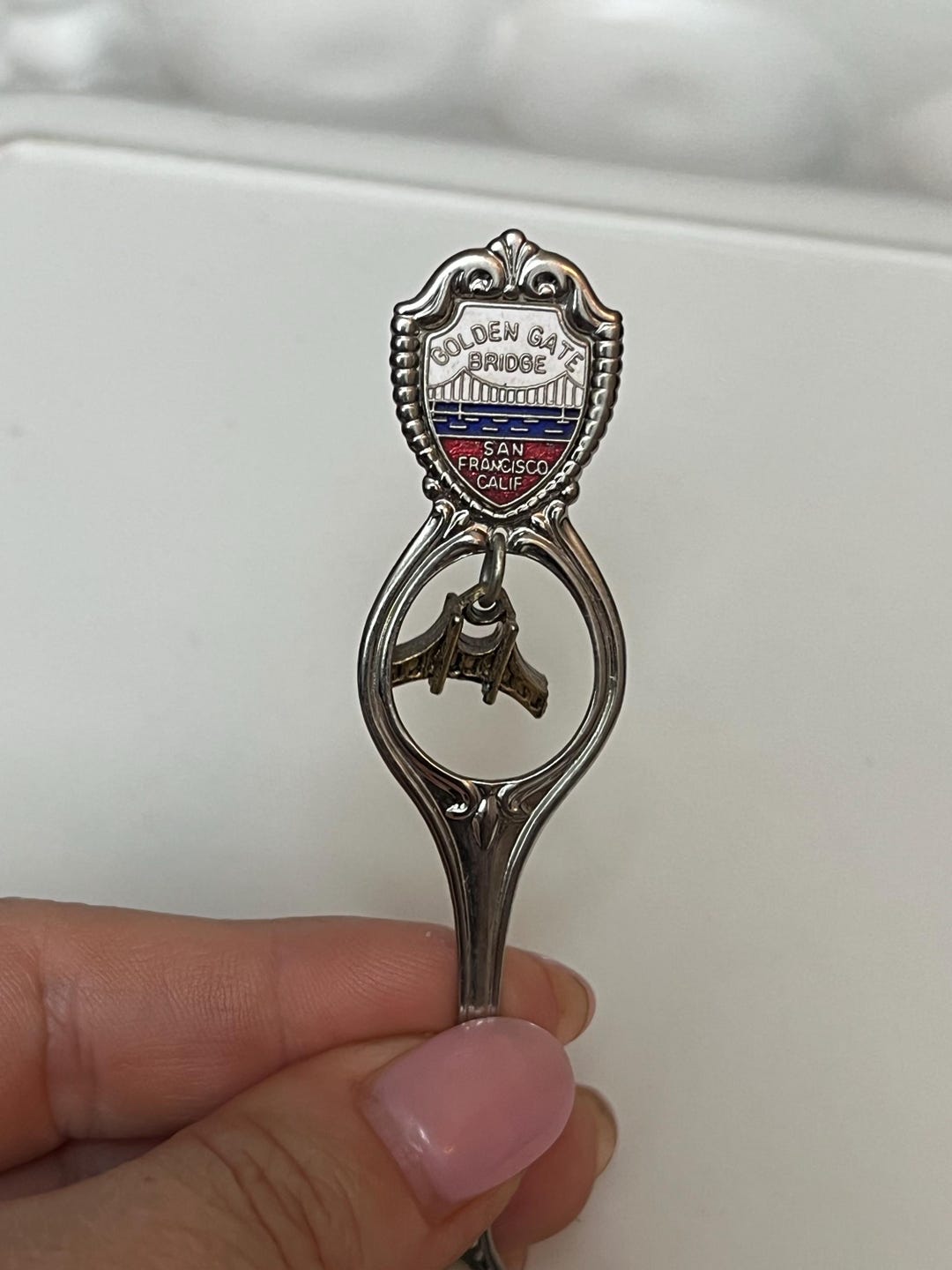 Vintage Golden Gate Bridge Souvenir Spoon, San Francisco Travel ...