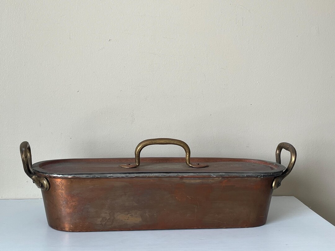 Vintage Copper Fish Poacher, Copper Cookware, Antique Kitchenware ...
