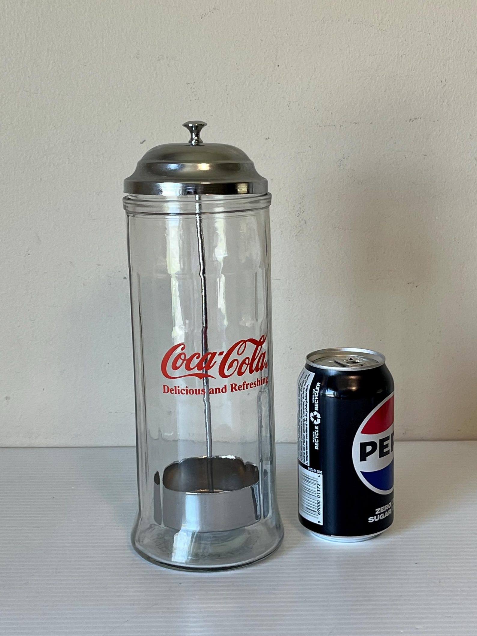 Vintage Coca-cola Straw Dispenser, Retro Diner Decor - Etsy