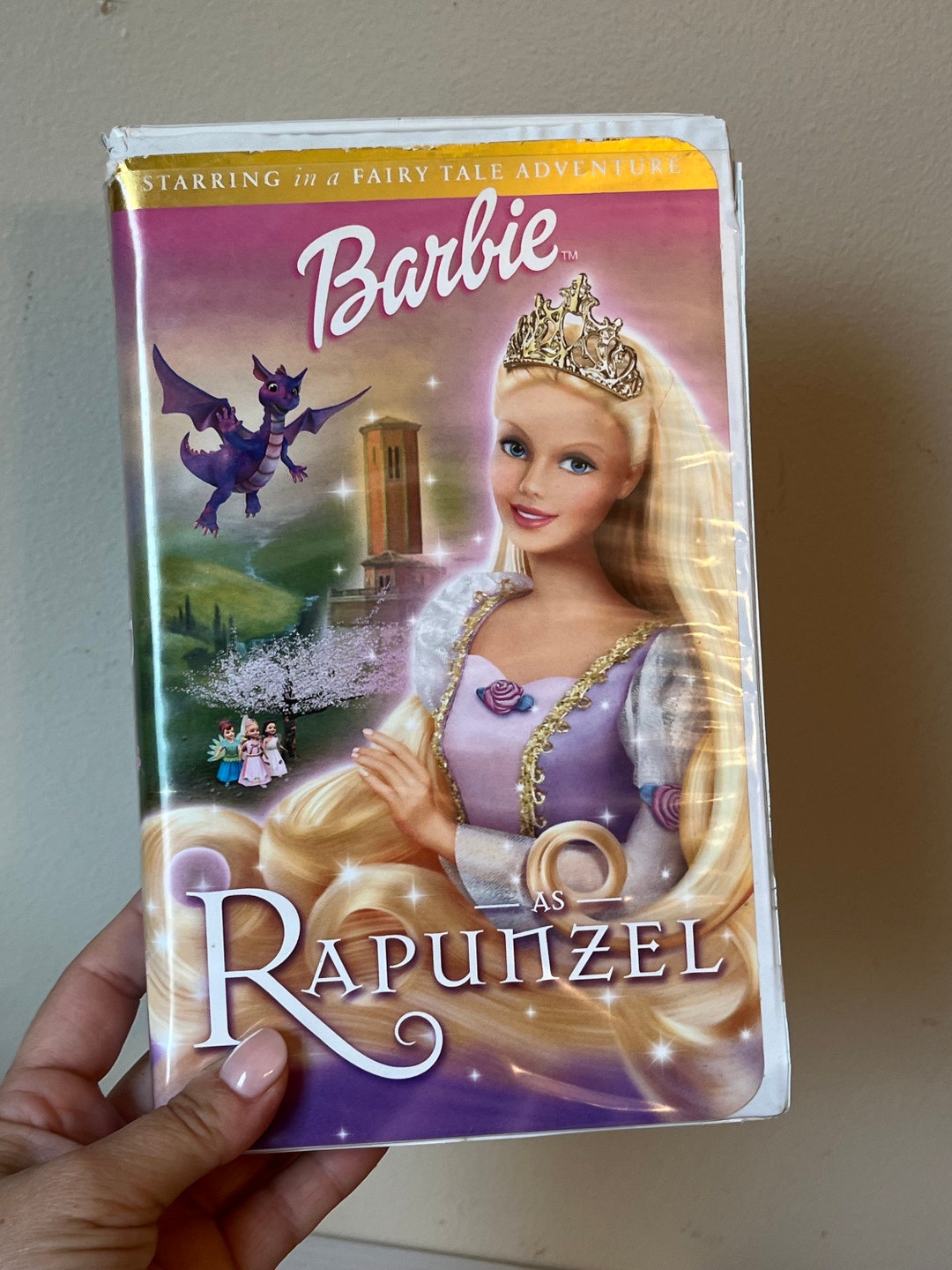 Barbie Rapunzel VHS Tape - 2002, Vintage Collectible Movie, Classic ...